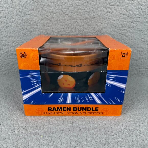 dragon ball z | Dining | Dragon Ball Z Ramen Bundle Black Orange Bowl ...